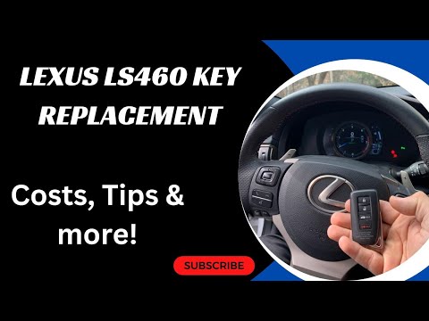 Lexus LS460 Key Replacement - How to Get a New Key (Tips to Save Money, Costs, Types of Keys & More)