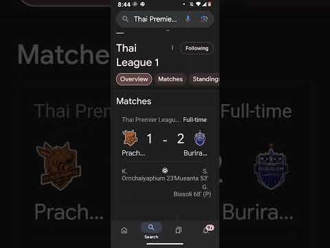 Thai League Football Scores #thaiprimerleague