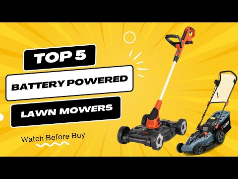 5 Best Battery Powered Lawn Mowers for 2023 | BEST Battery Powered Lawn Mower Review