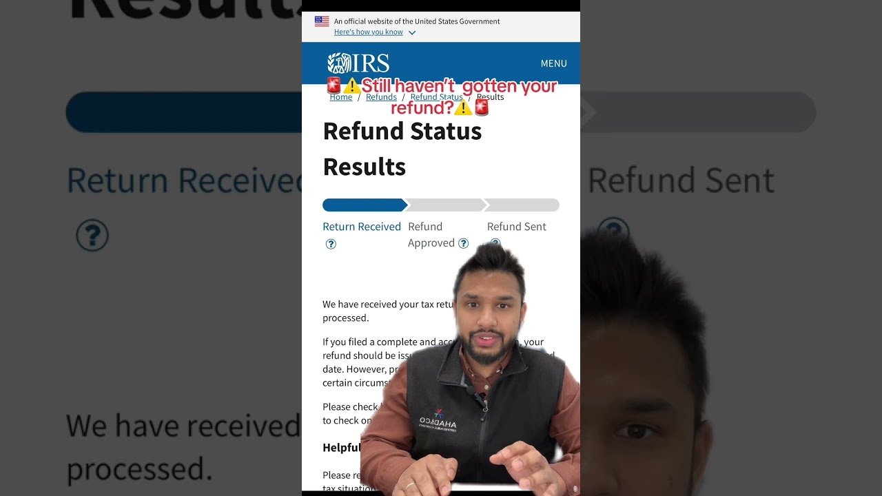 If your still waiting on your refund, watch this