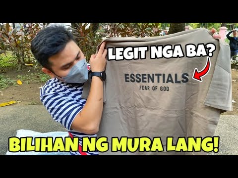 BILIHAN MURANG FEAR OF GOD ESSENTIALS T- SHIRT | saan nabibili?
