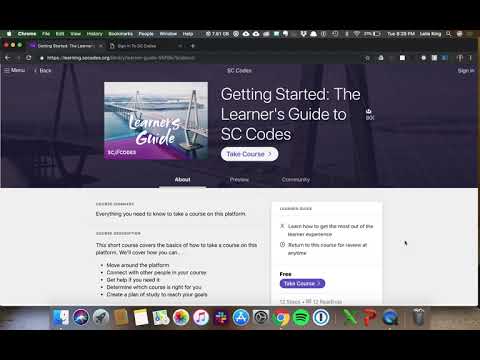 SC Codes screencast