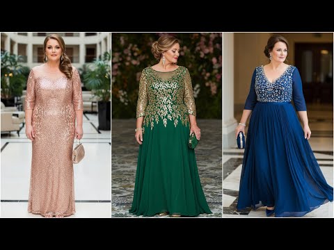 Formal Plus Size Mother of the Bride Dresses - Trendy Plus Size Wedding Dress Trends 2025