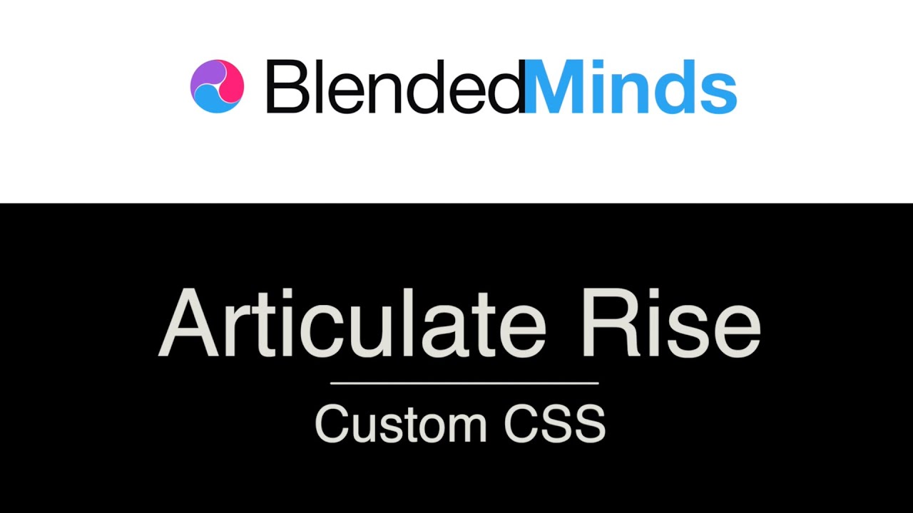 Articulate Rise + custom CSS