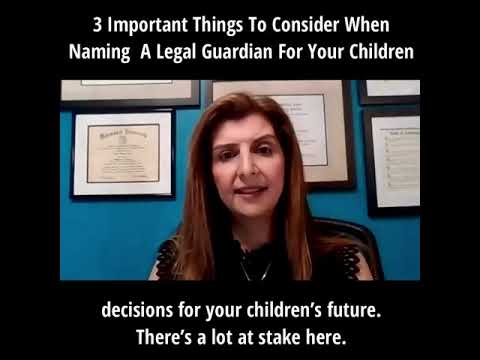 Naming Legal Guardian for your Children #guardians #estateplan #trusts #wills #palmbeachlawyer