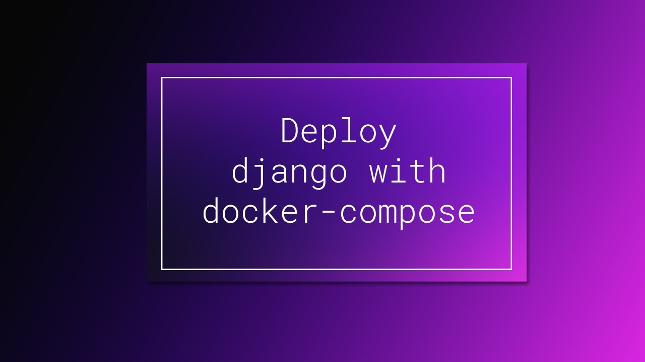 Deploy django application with docker-compose (mysql running on host machine)