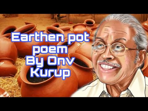 Earthen pot poem By Onv kurup in Hindi Or English Language