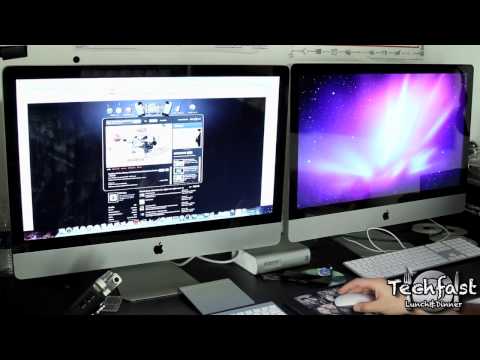 How to Connect Two 27" iMacs for a Dual Display Setup!