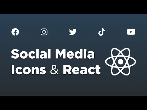 Add Social Media Icons to React (with React Font Awesome)