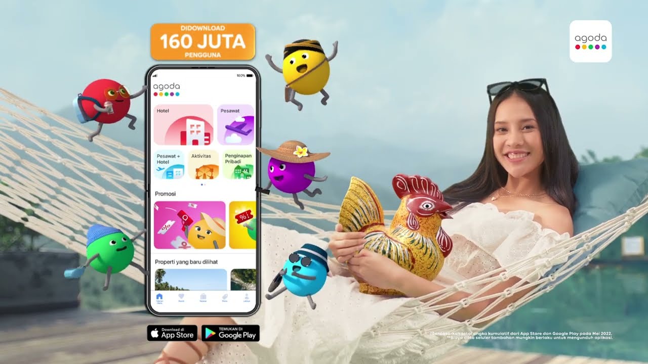 Anya Geraldine Berburu Diskon dalam Iklan TV pertama Agoda di Indonesia - Sentralberita