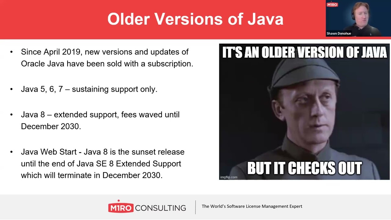 Java Licensing & Audits 2024-2025