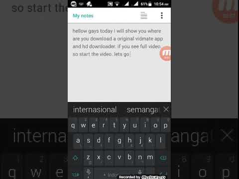 Download a original vidmate hd downloader apk. Its real