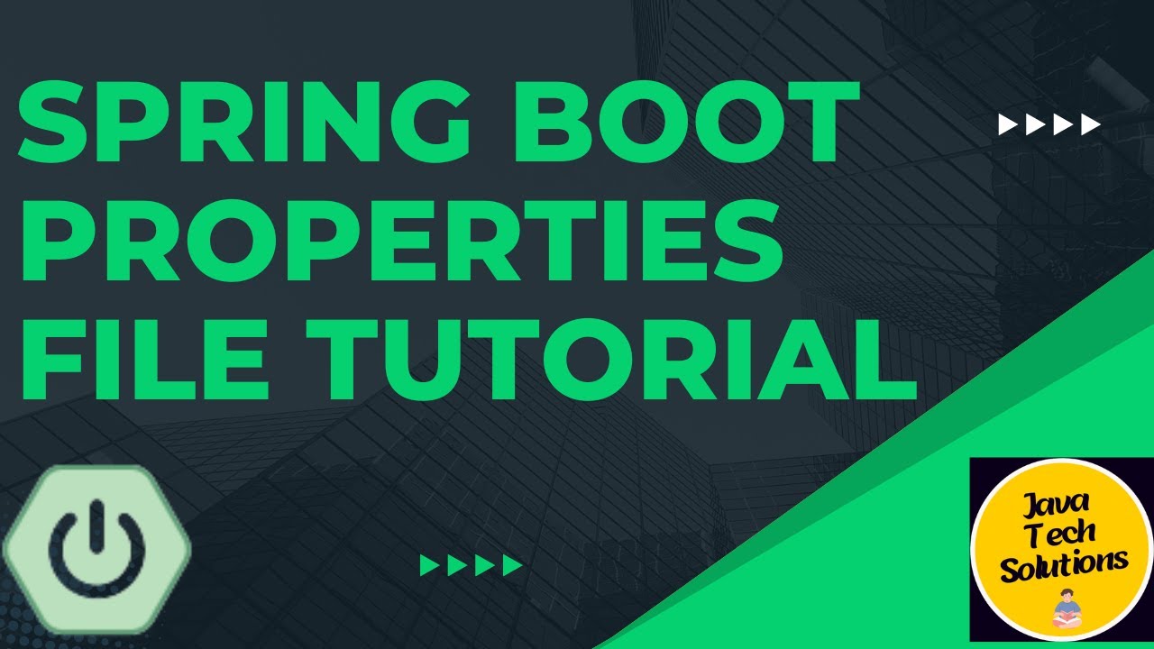 Spring Boot Properties File Tutorial For Beginners | Spring Boot Tutorial | JavaTechSolutions