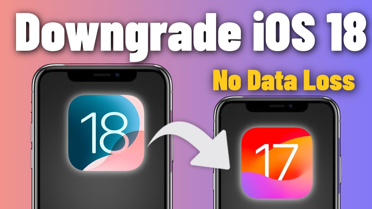 3 Métodos para Downgrade iOS [Downgrade iOS 18/iOS 17]
