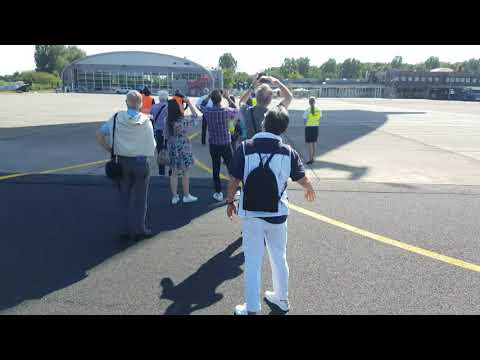 Birgit und Rainer Walter Zeppelinflug 29.05.2020 Start Flughafen Mönchengladbach