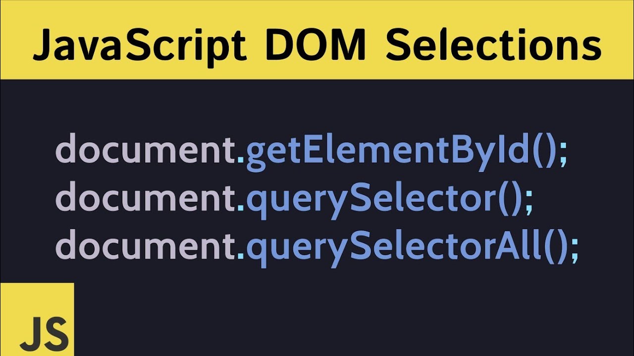 GetElementById vs QuerySelector (vs QuerySelectorAll) Explained JavaScript in 12 Minutes + Test!