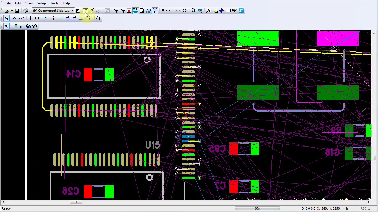 Managing trace length while interactively routing