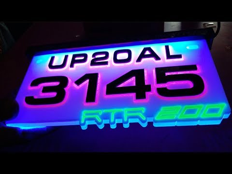 LED Number Plate - 3D LED Number Plate Latest Price, Manufacturers ...