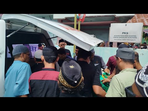 Pemakaman Mendiang Istri Ketua DPR PKS Kelurahan Talise Valangguni Palu #meninggaldunia