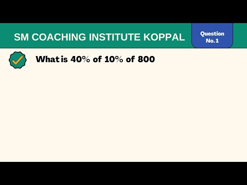 What is 40% of 10% of 800 l #percentage #percentage_math