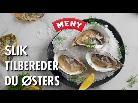 Slik åpner du østers