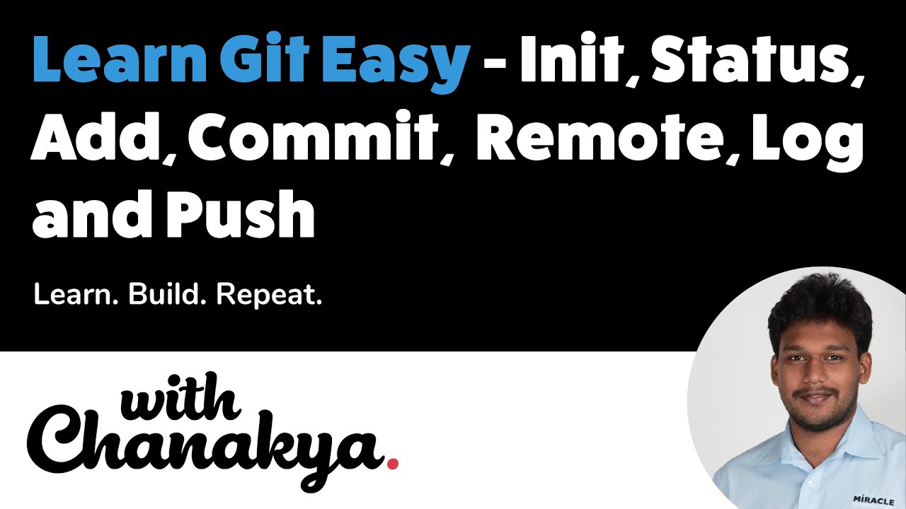 Learn Git Basics in 10 Minutes | Init, Add, Commit, .gitignore, README, and Push | With Chanakya