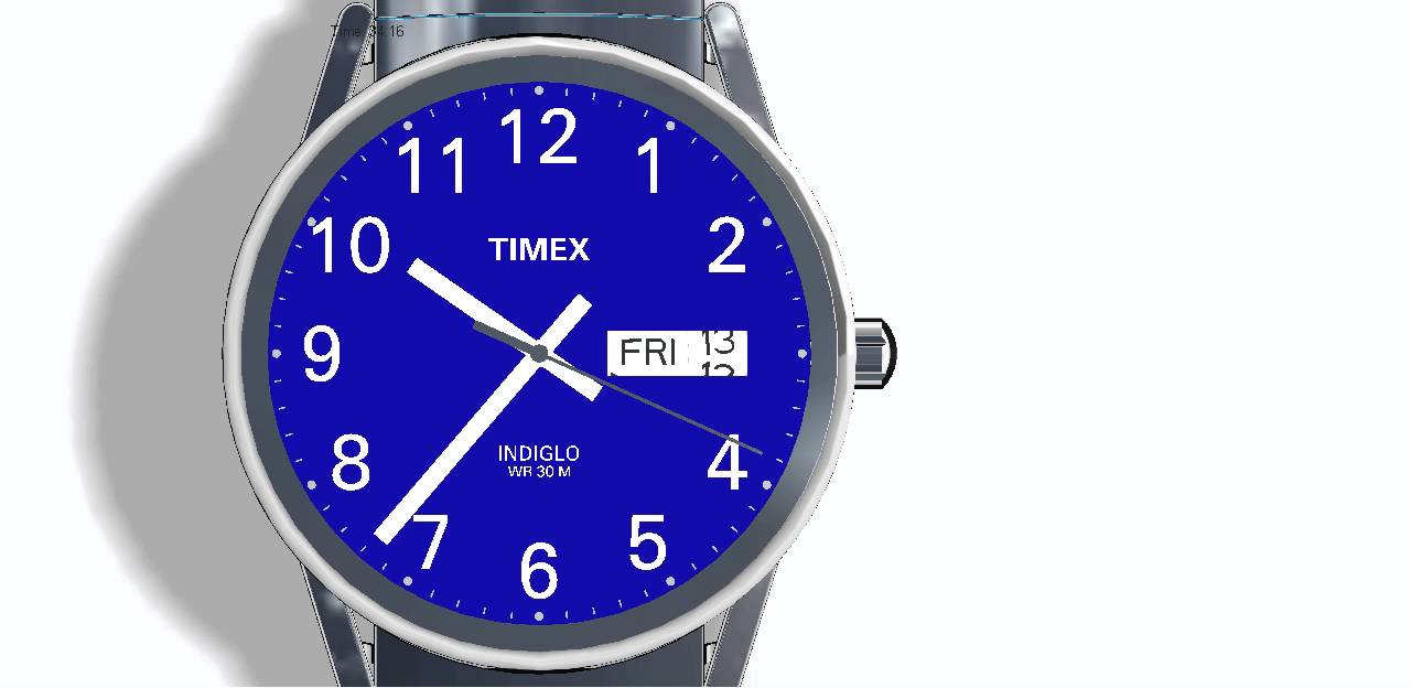 Timex Easy Reader Digital Recreation - One Minute