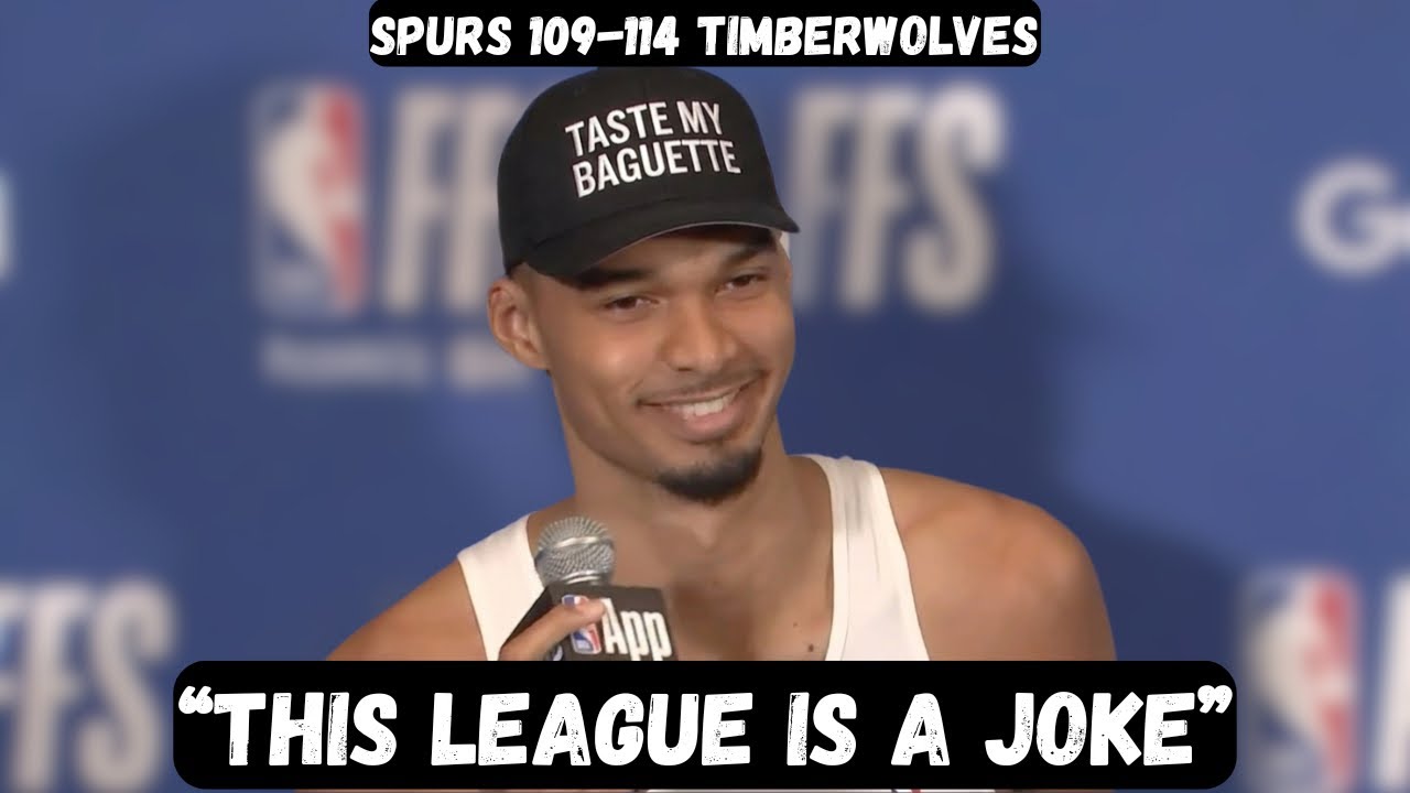 Victor Wembanyama calls ejection SOFT - Post Game Interview - Spurs vs Timberwolves - Game 4 