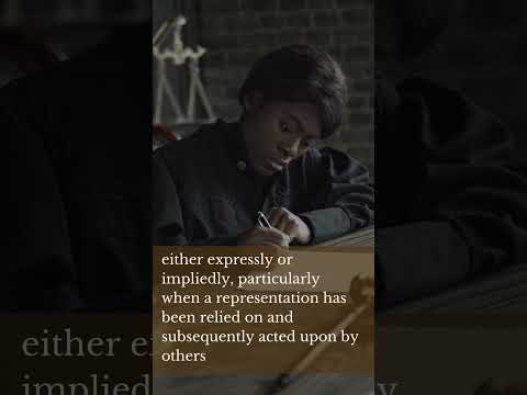 What is estoppel ?