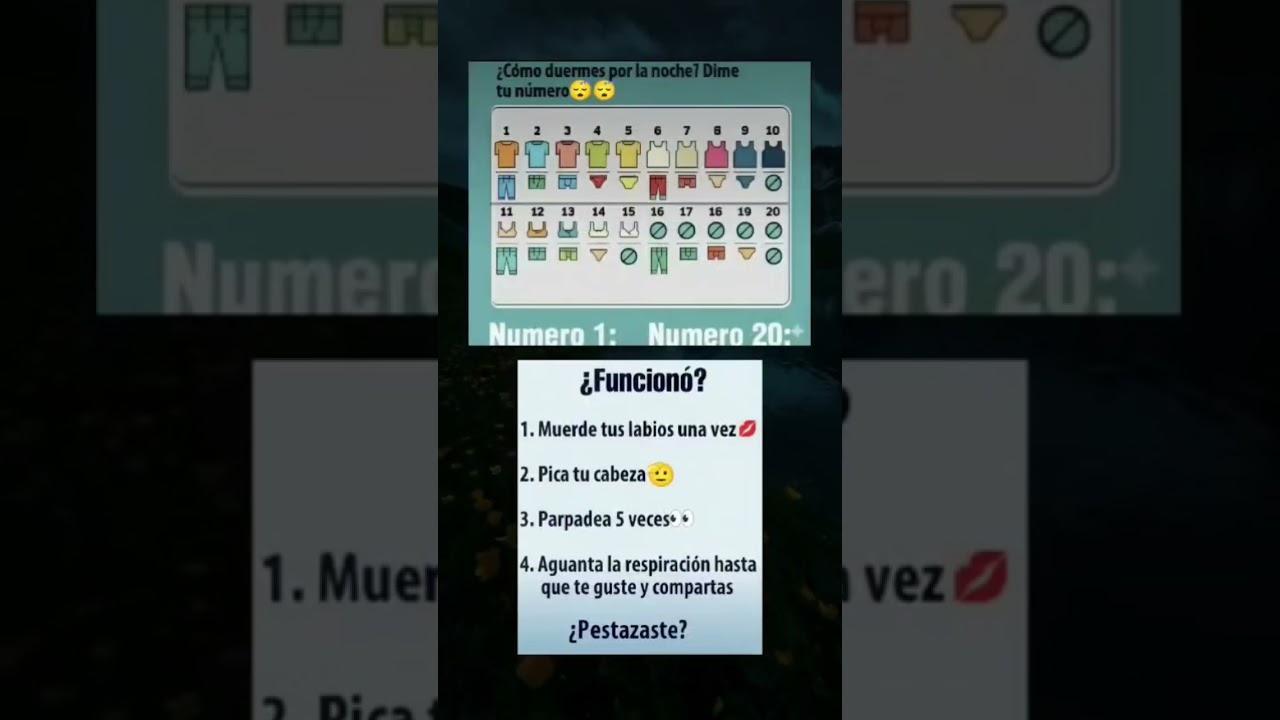 ¿Cuál es tu número? ¡Dime la verdad!