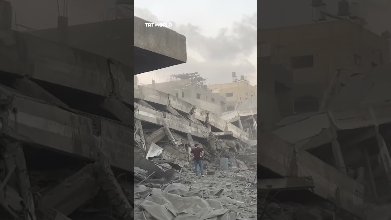 Israel bombs school sheltering displaced Palestinians in Gaza