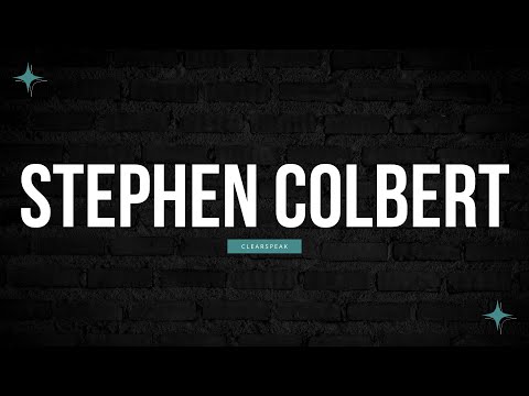 How to Pronounce Stephen Colbert in English