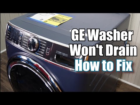 GE Front Load Washer Won't Drain or Spin - Ideas to Troubleshoot & Fix