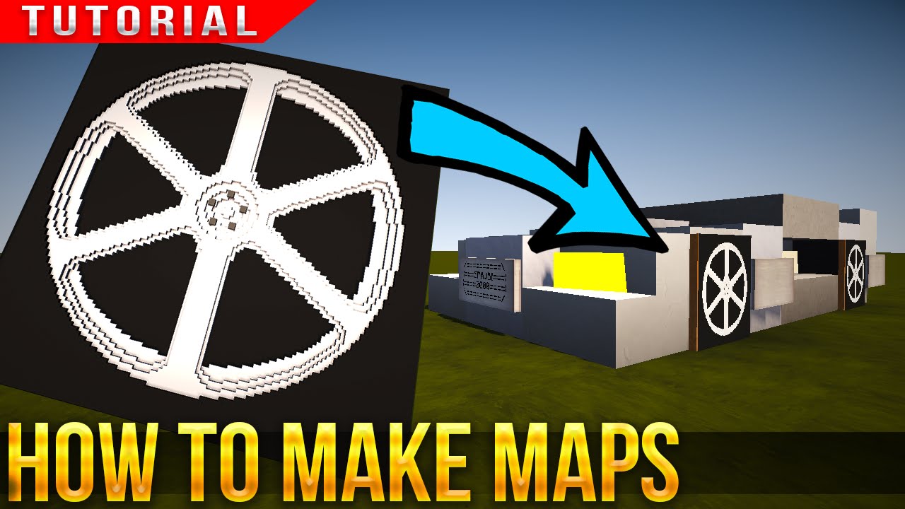 HOW TO MAKE CUSTOM MAPS! - Minecraft Tutorial - easy to follow tips!