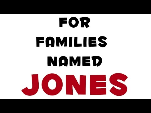 THE JONES FAMILY GAME - unique card game for people with the surname Jones or with Jones ancestry