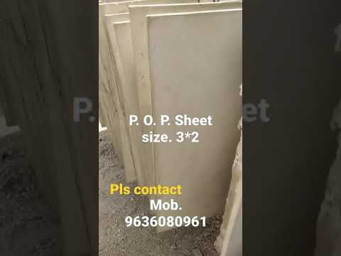 Plaster of Paris Sheets - POP Sheets Latest Price, Manufacturers ...
