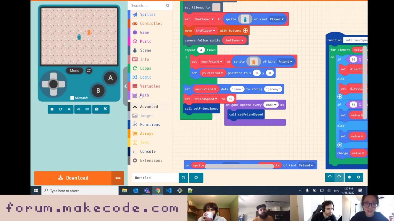 MakeCode Arcade Advanced - Sprite Data