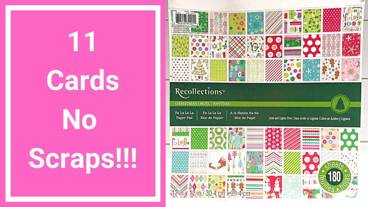 Quick and Easy Christmas Card Process - Using Jess Crafts No Scrap Templates and Christmas Noel Pad