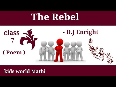 The Rebel | class 7 | poem explaination | NCERT - Honeycomb | @Kidsworldmathi | Tamil