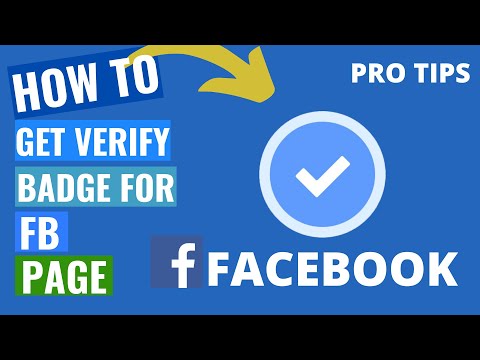 How to verify facebook page with blue badge | Fb business page