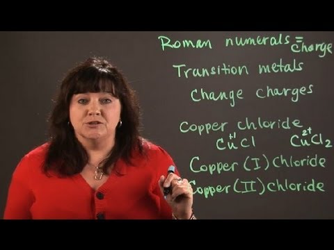 How to Use Roman Numerals in Chemistry Nomenclature : Chemistry and Physics Calculations