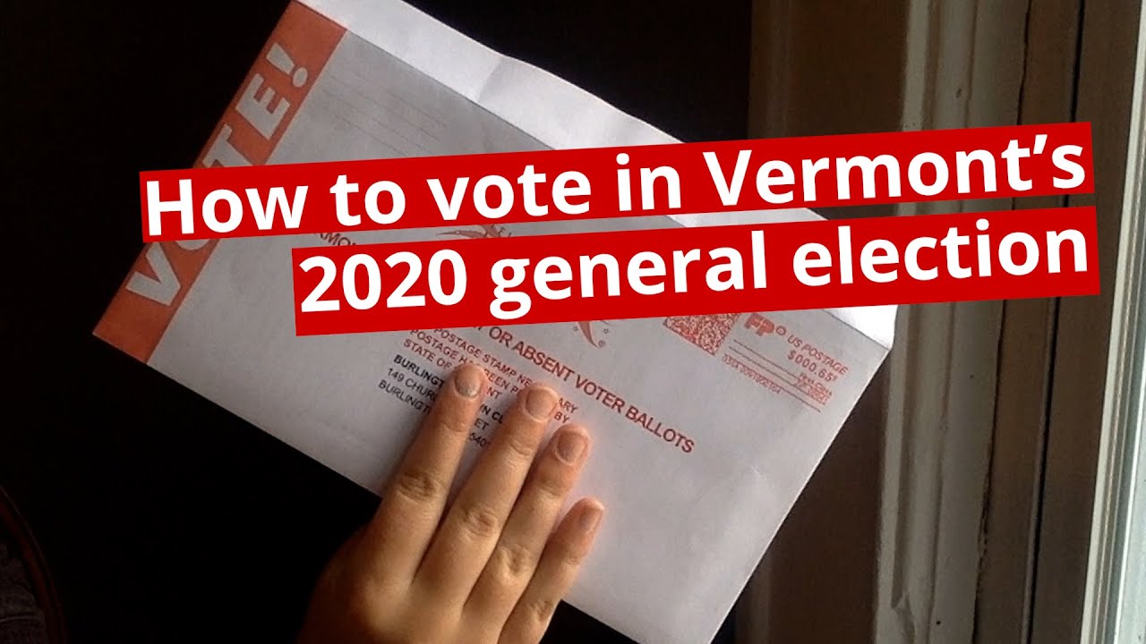 How to vote in Vermont's 2020 general election