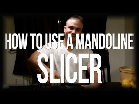 How to Use a Mandoline Slicer