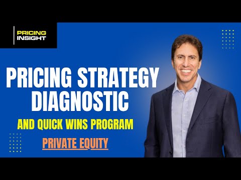 Pricing Strategy Diagnostic & Quick Wins - Private Equity