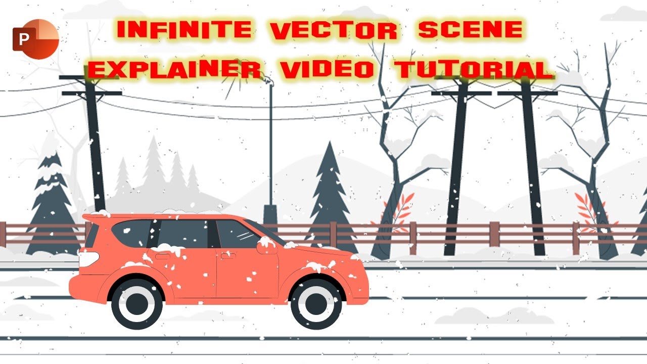 Realistic Infinite Vector Animated Scene in PowerPoint Tutorial
