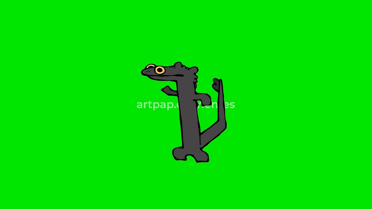 Tootless Dancing Dragon Memes | Green Screen | 4K