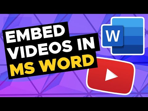 How to Embed YouTube Video in Microsoft Word Document | MS Tutorials