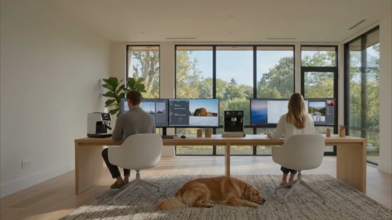 Cozy Dual Home Office Setup 2026 | Japandi Workspace Tour