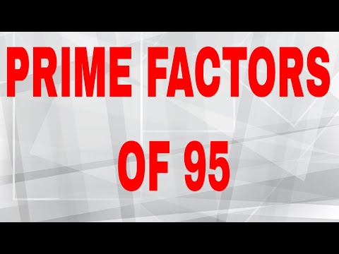 Prime factors of 95