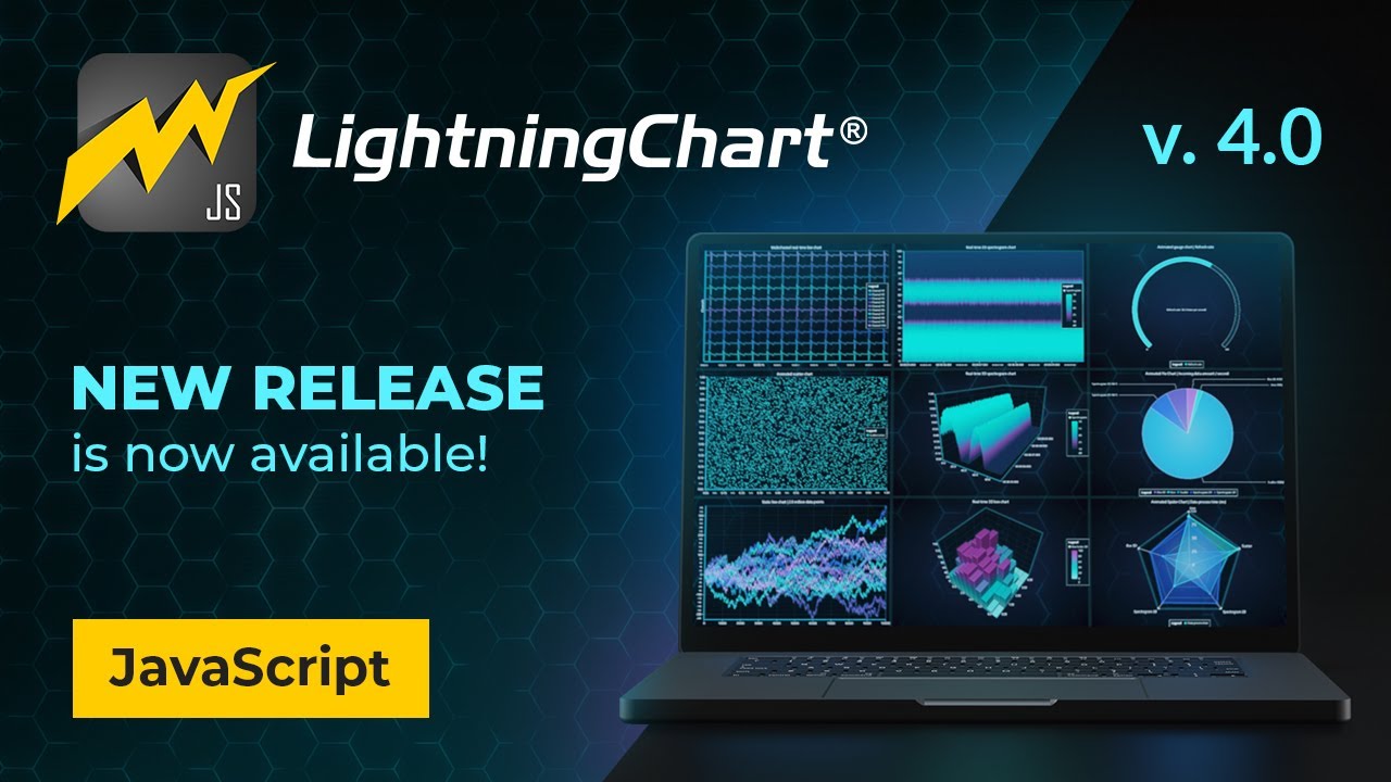 LightningChart JS v.4.0: most advanced JS charting library is out now!